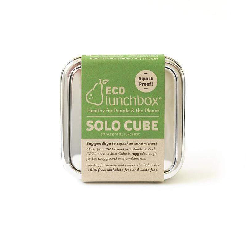 ECOlunchbox Solo Cube | Stainless Steel Square Lunch Box